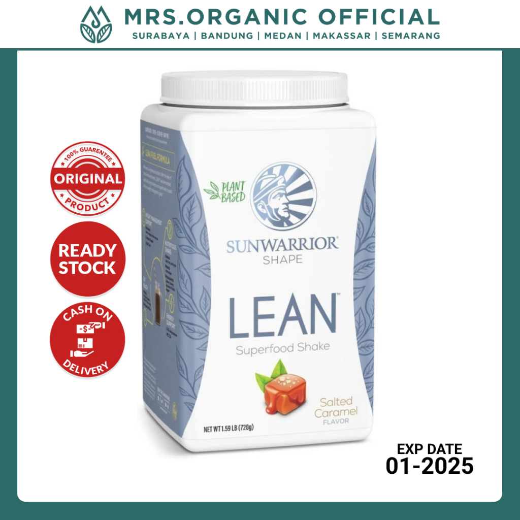 Jual Suplemen Fitness Gym Organic Plant Based Protein Powder Sunwarrior ...