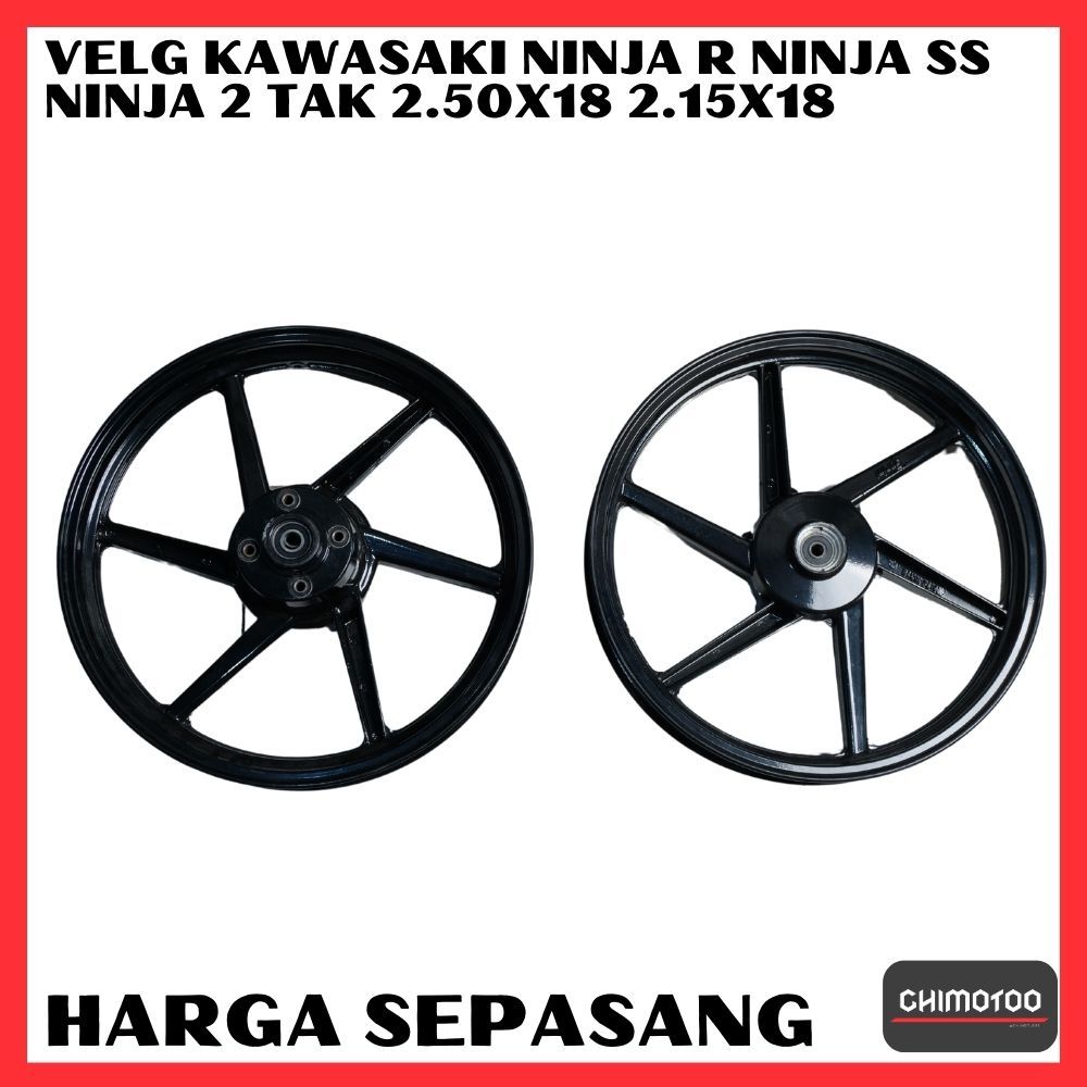 Jual Velg Pelek Kawasaki Ninja R Ninja Ss Ninja 2 TAK 2.50X18 2.15X18 ...