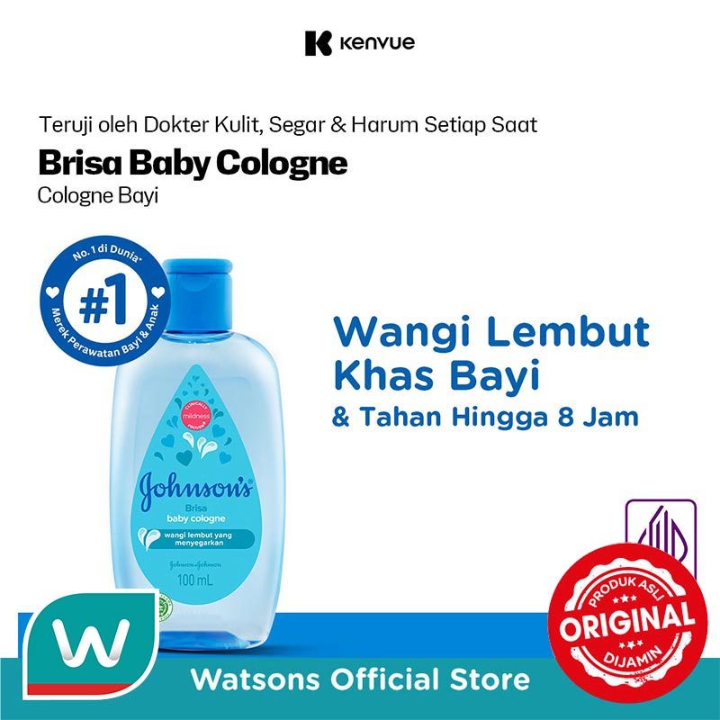 Jual JOHNSON & JOHNSON Baby Cologne Brisa 100ml | Shopee Indonesia