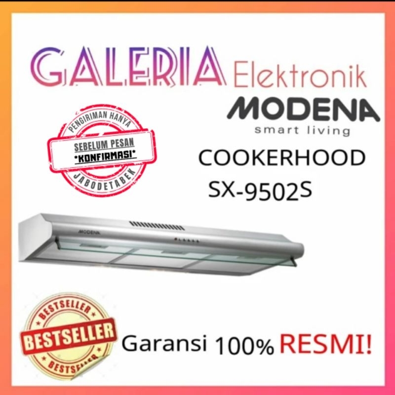 Jual COOKER HOOD MODENA SX9502S PENGHISAP ASAP SX 9502 S | Shopee Indonesia
