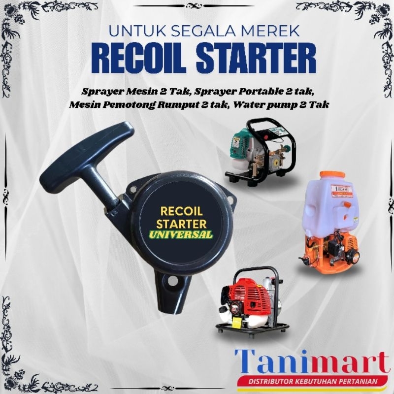 Jual Recoil Starter Universal / Recoil Starter Mesin Semprot 2 tak ...