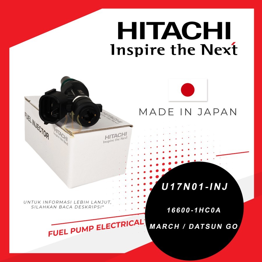 Jual Fuel Injector NISSAN MARCH k13 DATSUN 16600-1HC0A Asli Japan ...