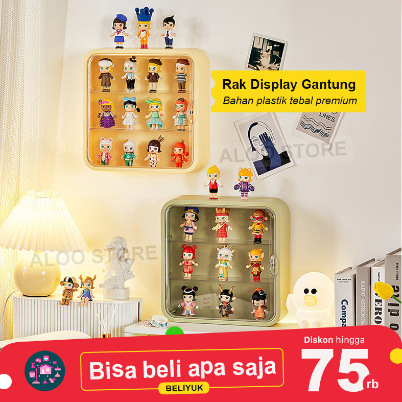 Jual Rak Display Gantung Pajangan Action Figure Box Showcase Holder ...