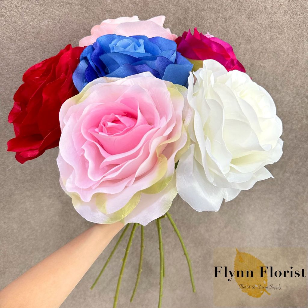 Jual Bunga Mawar Rose Giant Cabang 1 (Satuan) Dekorasi Peony Anyeli ...