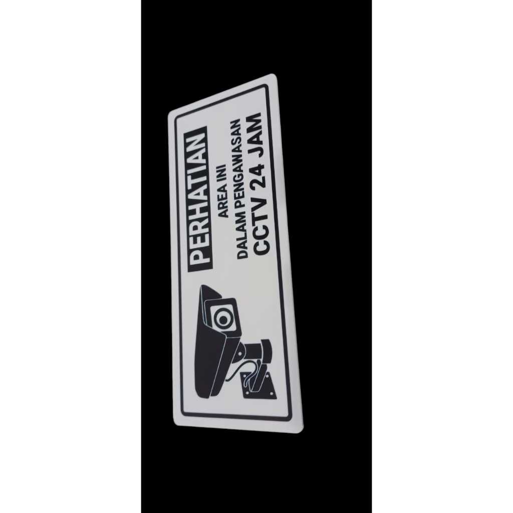 Jual Sign Label Acrylic, Akrilik Papan Nama Perhatian Area Ini Dalam ...