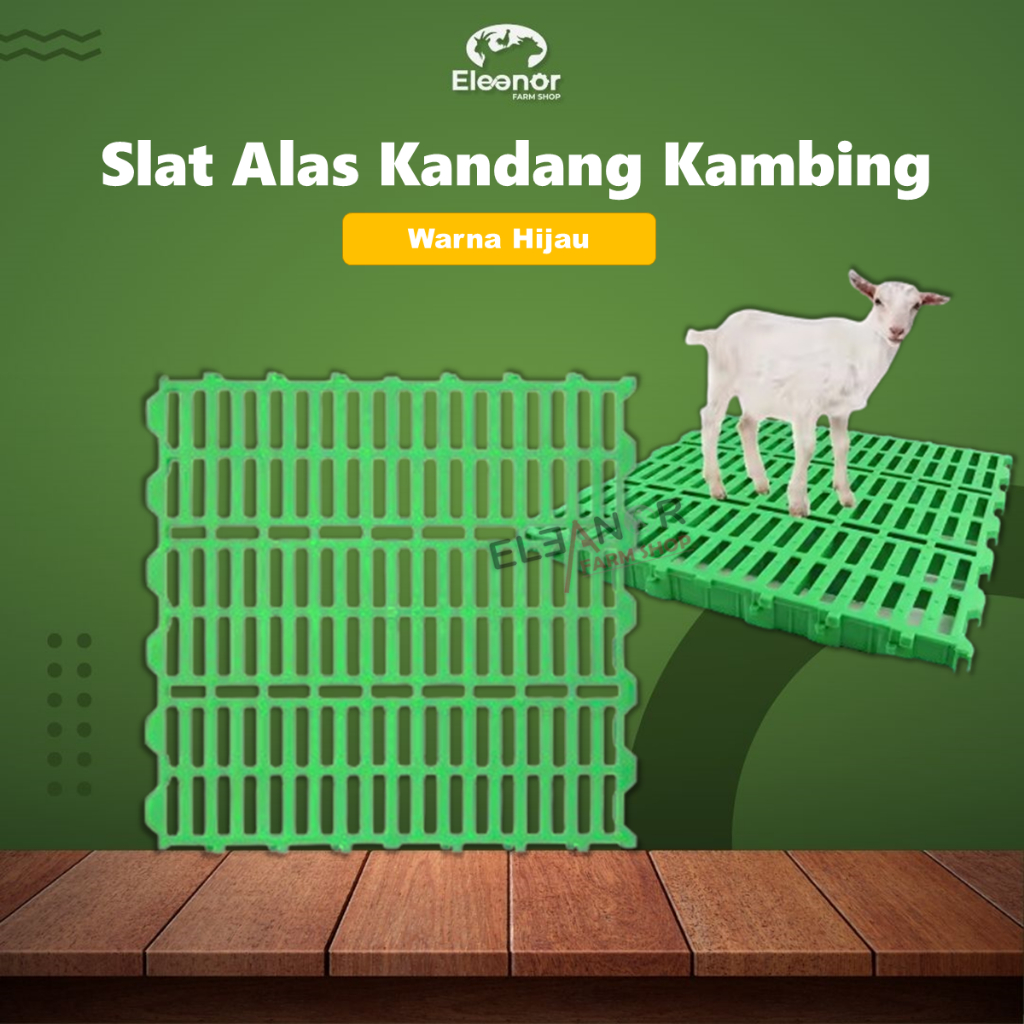 Jual Slat Kandang Kambing Domba Ayam Lantai Pijakan Modern Hijau | Shopee Indonesia