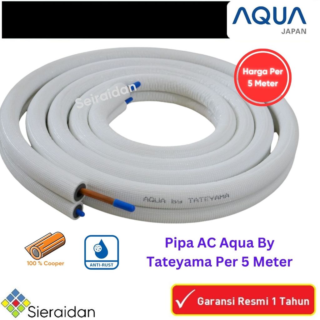 Jual Selang Pembuangan Air Drain AC / Selang Fleksibel/selang AC AQUA ...