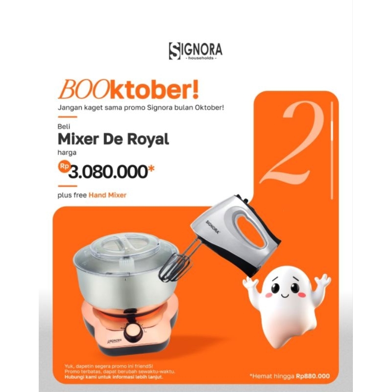 Jual Mixer de Royal Signora khusus mixer roti dan kue | Shopee Indonesia