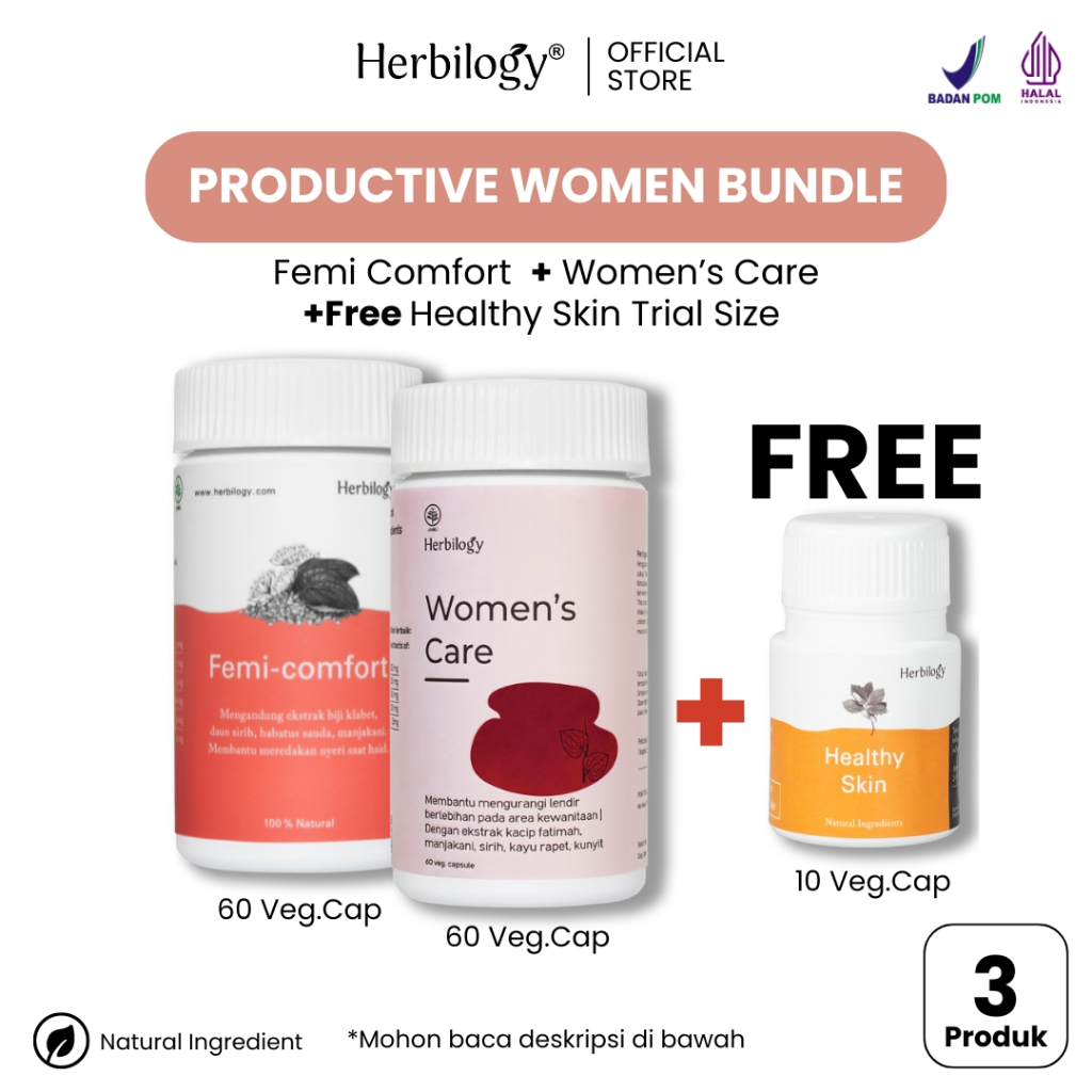 Jual Paket Herbilogy Productive Women bundle | Shopee Indonesia