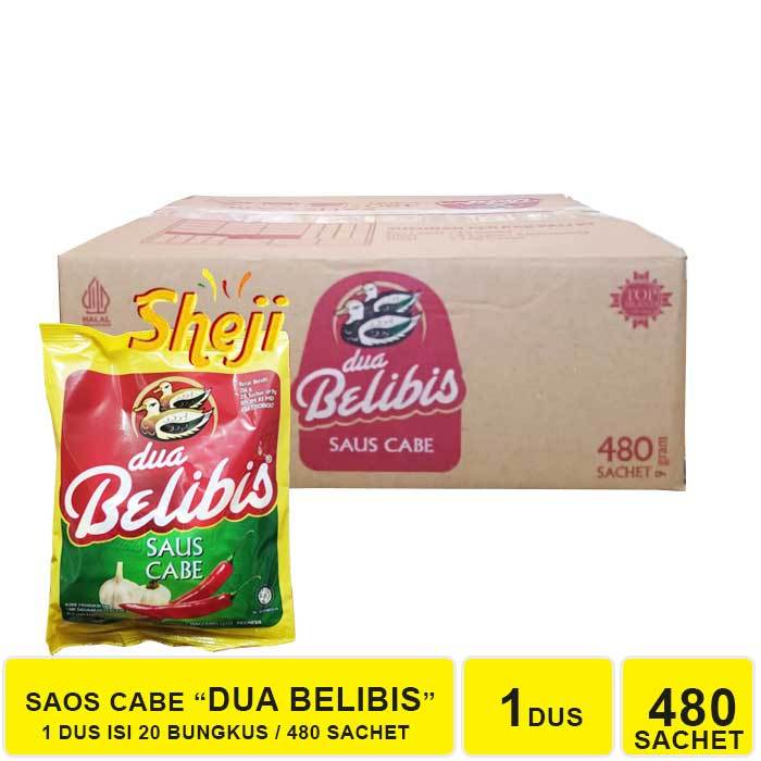 Jual SAMBAL BELIBIS SACHET 1 DUS ISI 20BUNGKUS(480SACHET) | Shopee ...