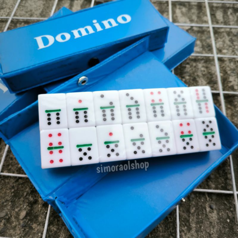 Jual DOMINO BATU AKRILIK/ DAM MAHJONG/ DAM TIPIS 1,1 CM | Shopee Indonesia
