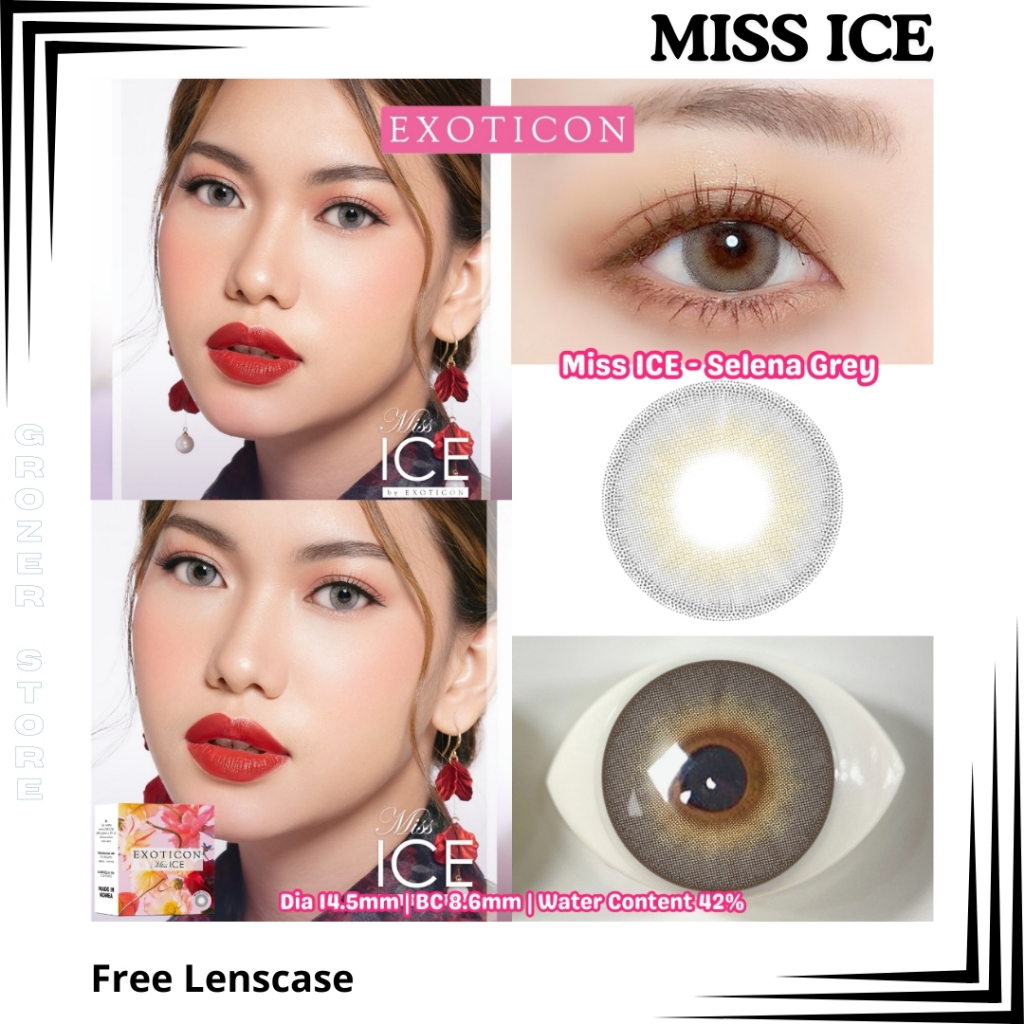 Jual Miss Ice Softlens Warna Natural Look Kemasan Botol Dia. 14.50 By ...