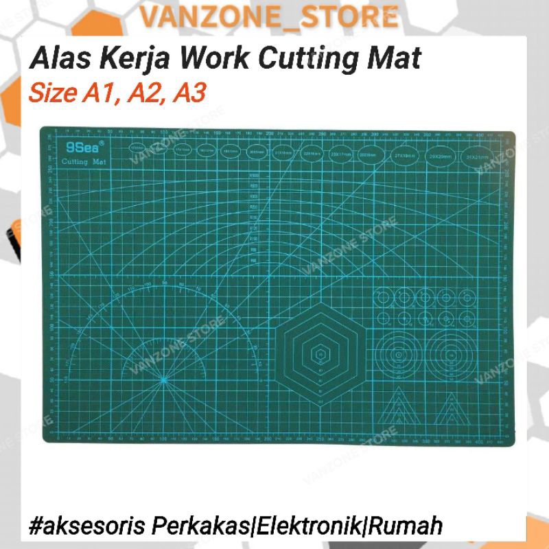 Jual Alas Kerja Work Cutting Mat Mouse Pad Alas Bantu Potong Dengan Ukuran Size A1 A2 A3 ...