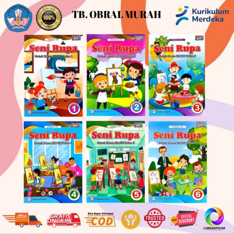 Jual BUKU SISWA SENI RUPA GOS SD/MI KURIKULUM MERDEKA - GLOBAL OFFSET SEJAHTERA | Shopee Indonesia