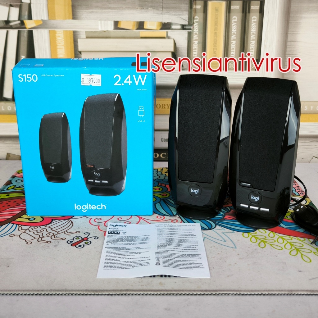 Jual Speaker Logitech S150 Stereo USB Desain Kecil dan Ringkas untuk ...