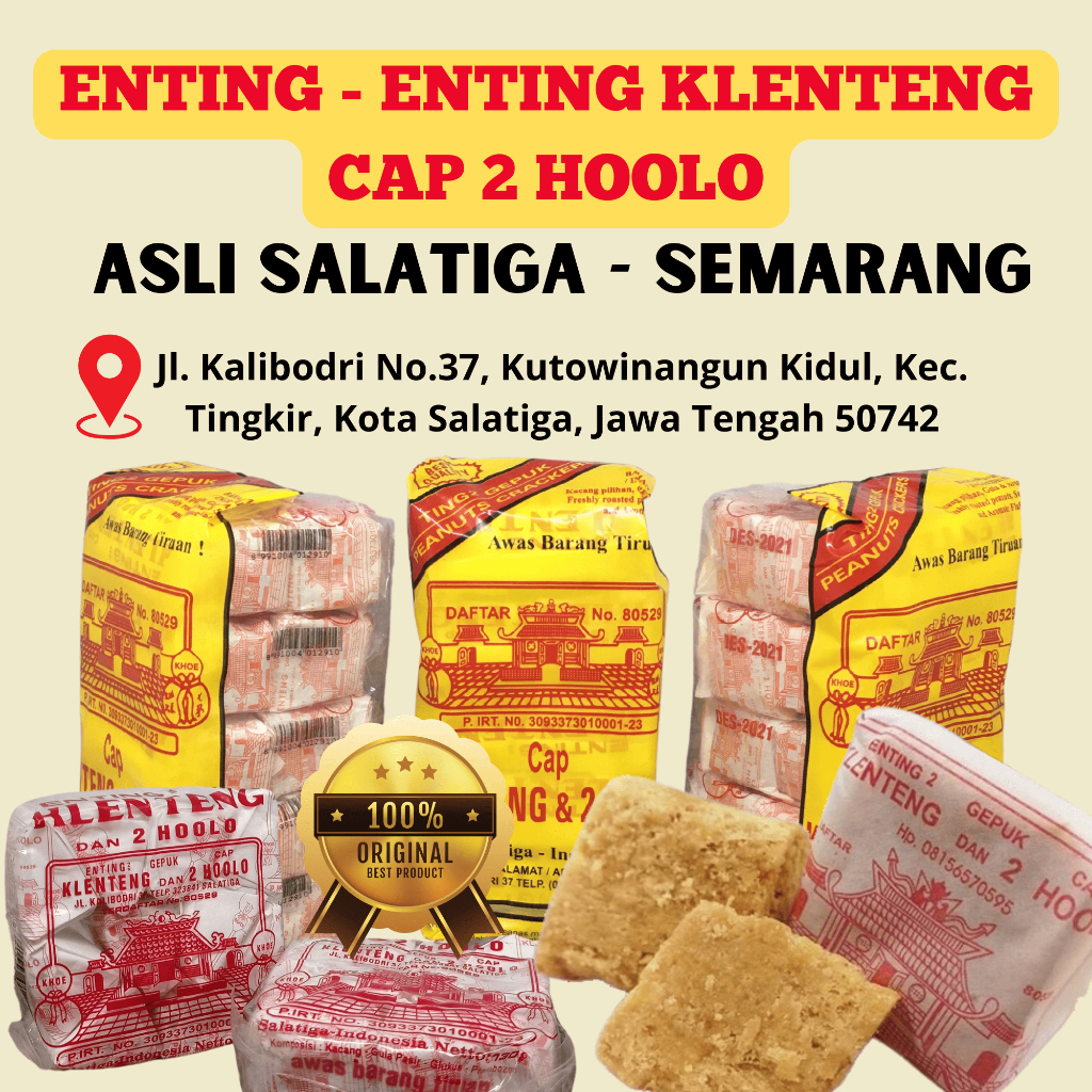 Jual Enting Enting Ting Ting Gepuk Kacang Cap Klenteng dan 2 Hoolo ...