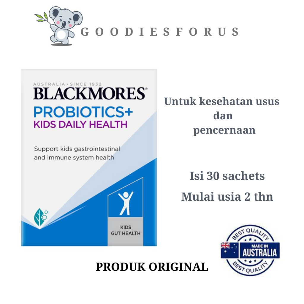 Jual Blackmores Probiotics+ Kids Daily Health Powder 30 Sachets ...