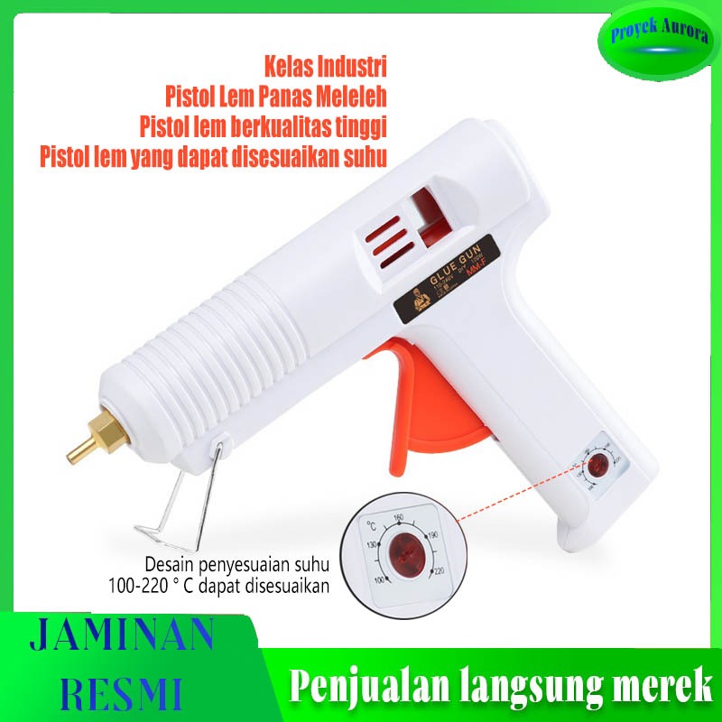 Jual Pistol Lem Suhu yang Dapat Disesuaikan / Pistol Lem Dua Sisi 120 ...