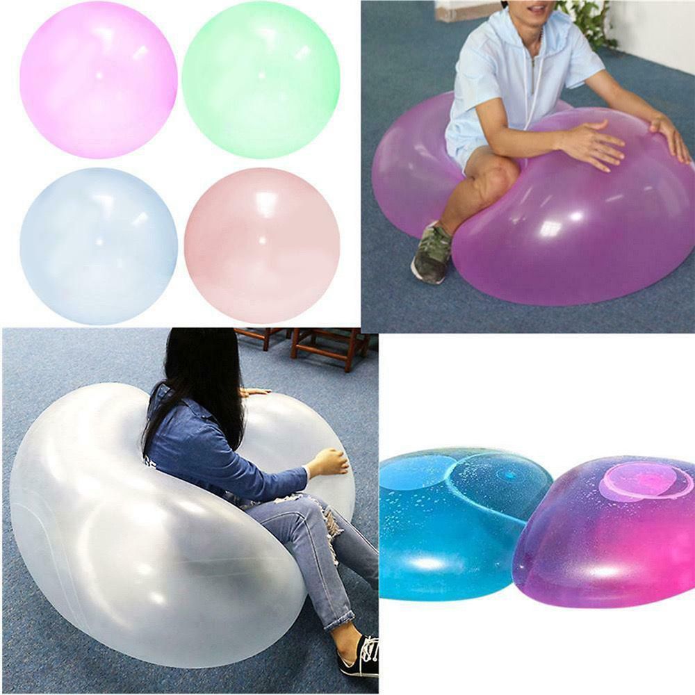 Jual MAINAN BALON JELLY BALL TEBAL 2.0 TRANSPARAN JUMBO BESAR 70CM 50CM ...