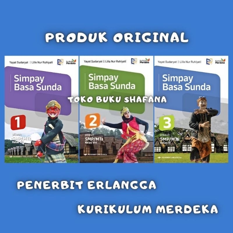 Jual Buku Simpay Basa Sunda Kelas 1 2 3 / 7 8 9 SMP Erlangga Kurikulum ...