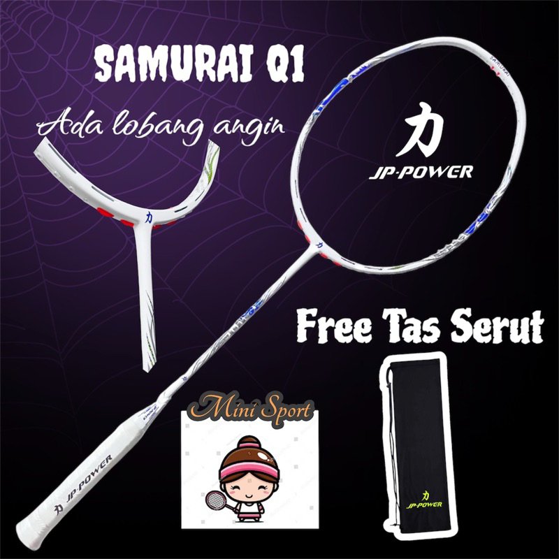 Jual RAKET BADMINTON JP POWER SAMURAI Q1 | Shopee Indonesia