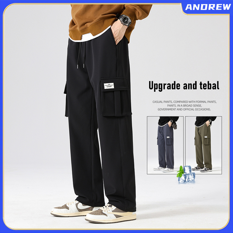Jual Celana Cargo Panjang Pria Korean Style Fashion cargo pants pria ...