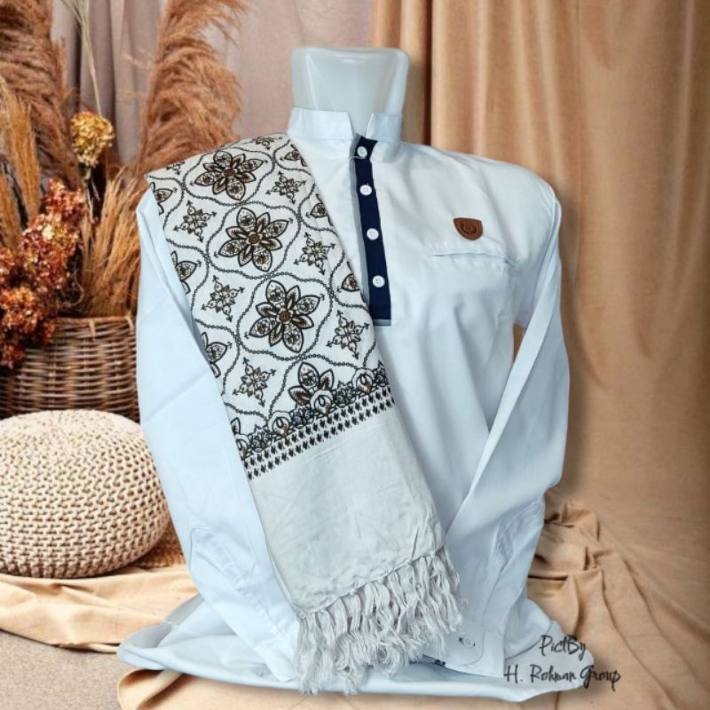 Jual sorban rida solo motif batik kashmiri surban yaman pria dewasa ...
