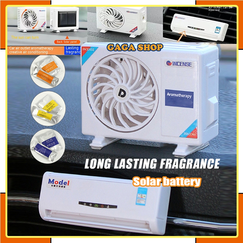 Jual Pajangan Parfum Mobil Penyegar Udara Mobil Bentuk AC Energi Surya ...