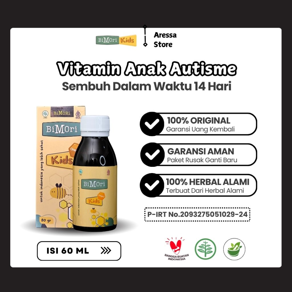 Jual Bimori Kids Vitamin Anak Autisme Suplemen Otak Anak Agar Cerdas ...