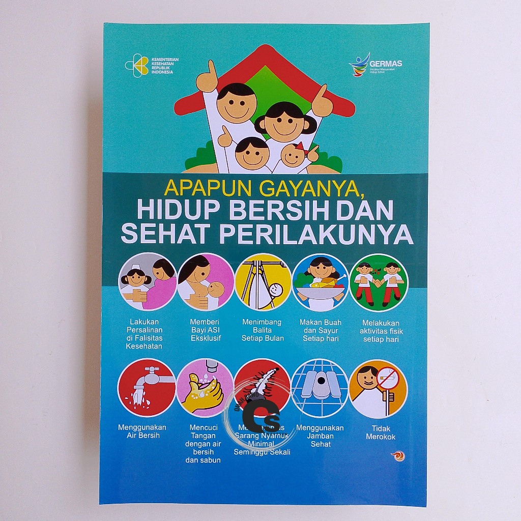 Jual Poster Perilaku Hidup Bersih dan Sehat - PHBS - Poster Kesehatan | Shopee Indonesia