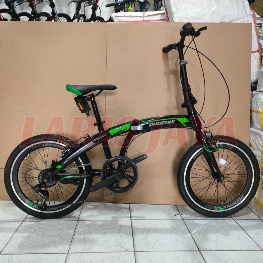 Jual [ BONUS BELL ] SEPEDA LIPAT PHOENIX 2026 VT 20 INCH , LIPAT ...