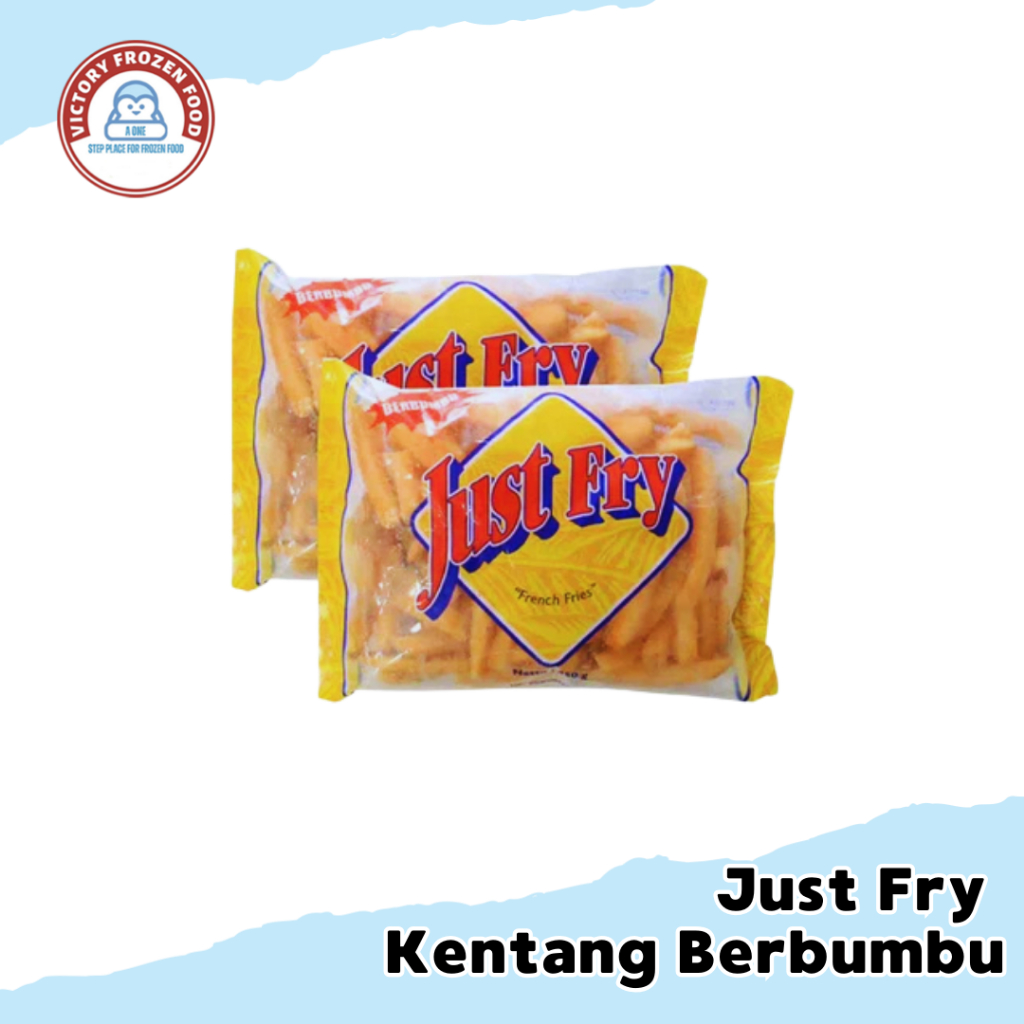Jual Justfry Kentang Frozen Berbumbu/French Fries Just Fry/Victory Frozen Food | Shopee Indonesia