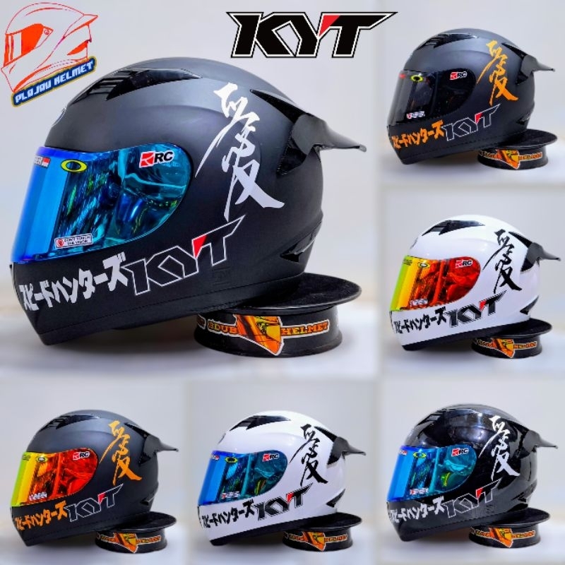Jual Helm full face KYT R10 Original modif (PAKET GANTENG KENJI ...