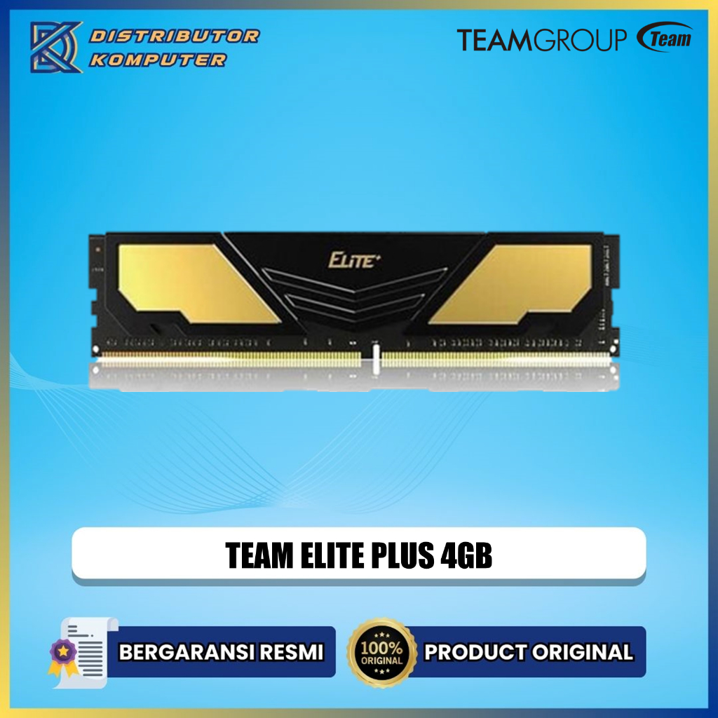 Jual TEAM RAM ELITE PLUS DDR4 PC19200 2400Mhz 4GB 16-16-16-39 ...