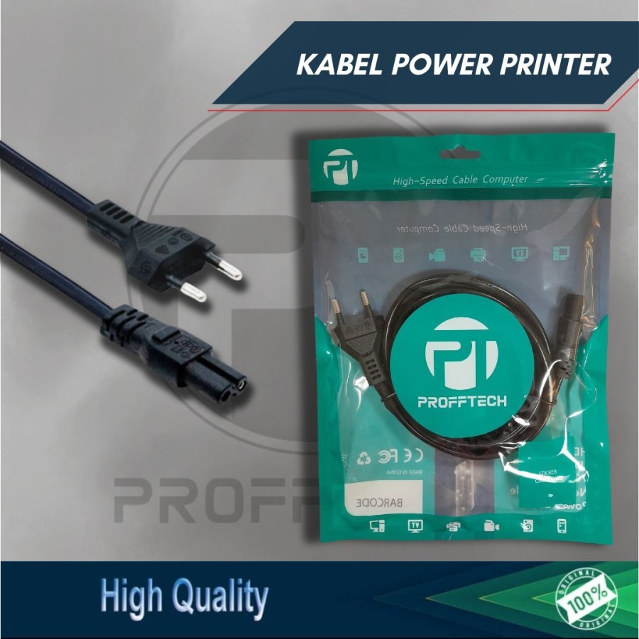 Jual Kabel Power Printer Profftech Angka 8 1.5M | Shopee Indonesia