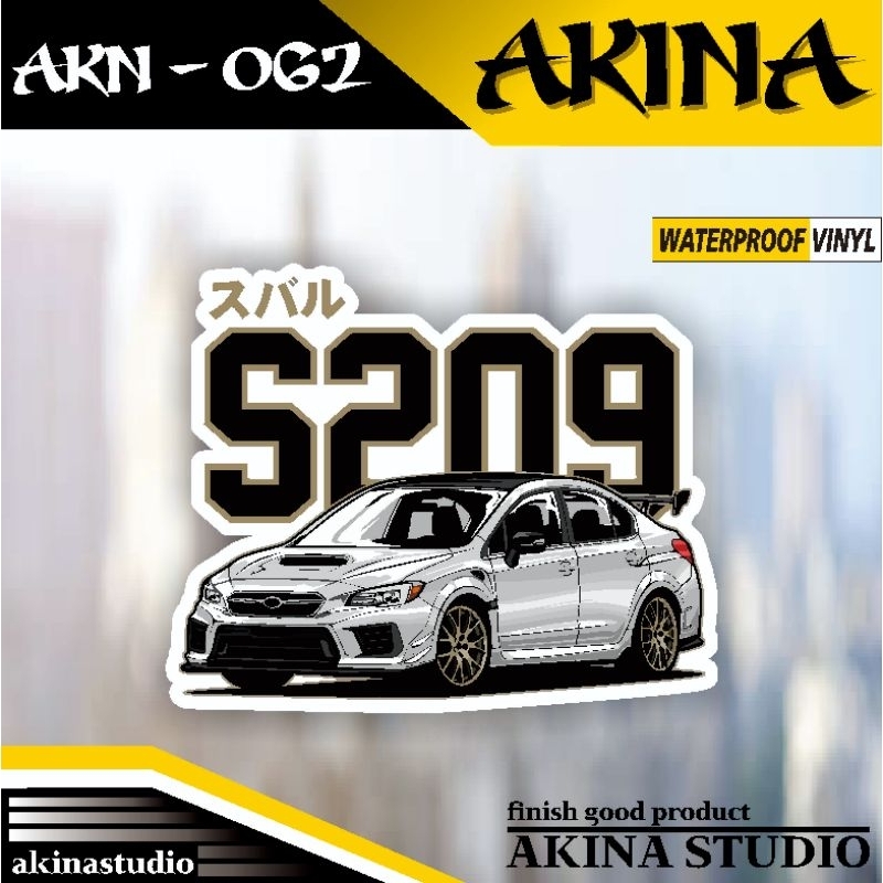 Jual sticker vinyl anti air subaru wrx sti s209 | stiker vinyl anti air ...