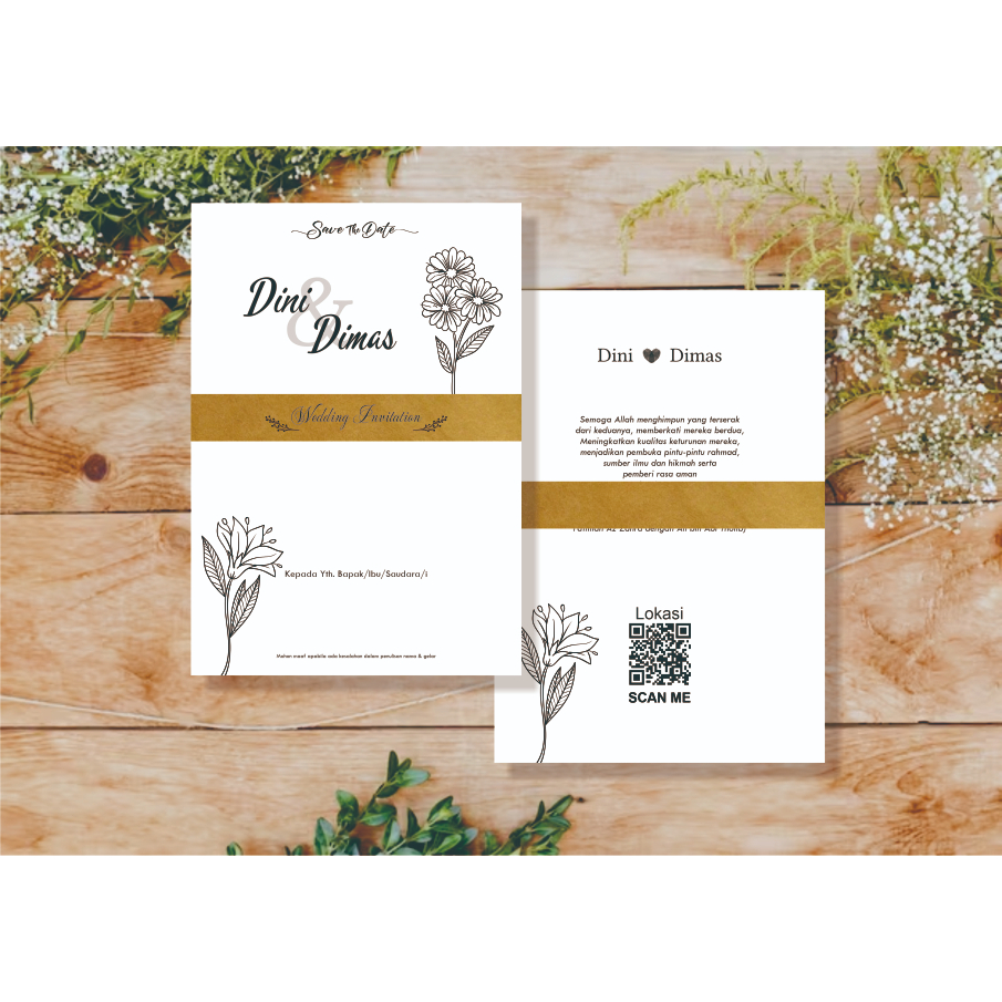Jual CETAK UNDANGAN PERNIKAHAN MURAH/CETAK KARTU UNDANGAN NIKAH/KARTU ...