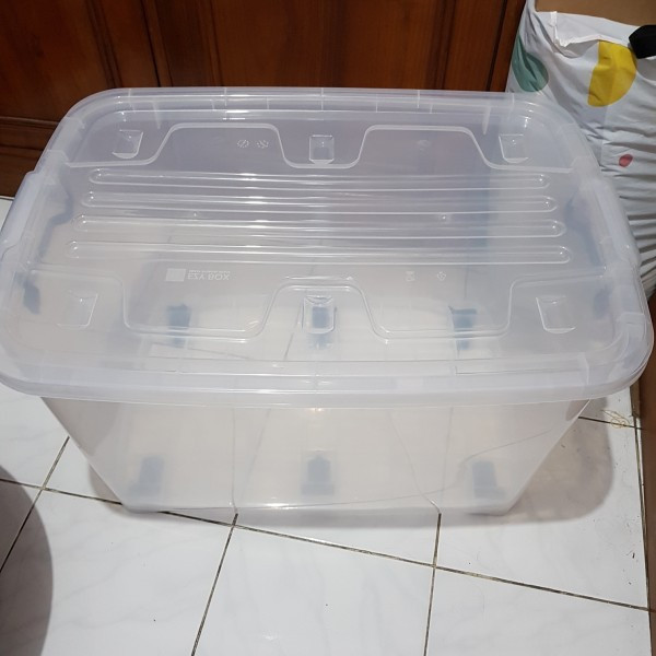 Jual Storage Box Container CB 130 Liter EZY Mega Bening Transparan ...