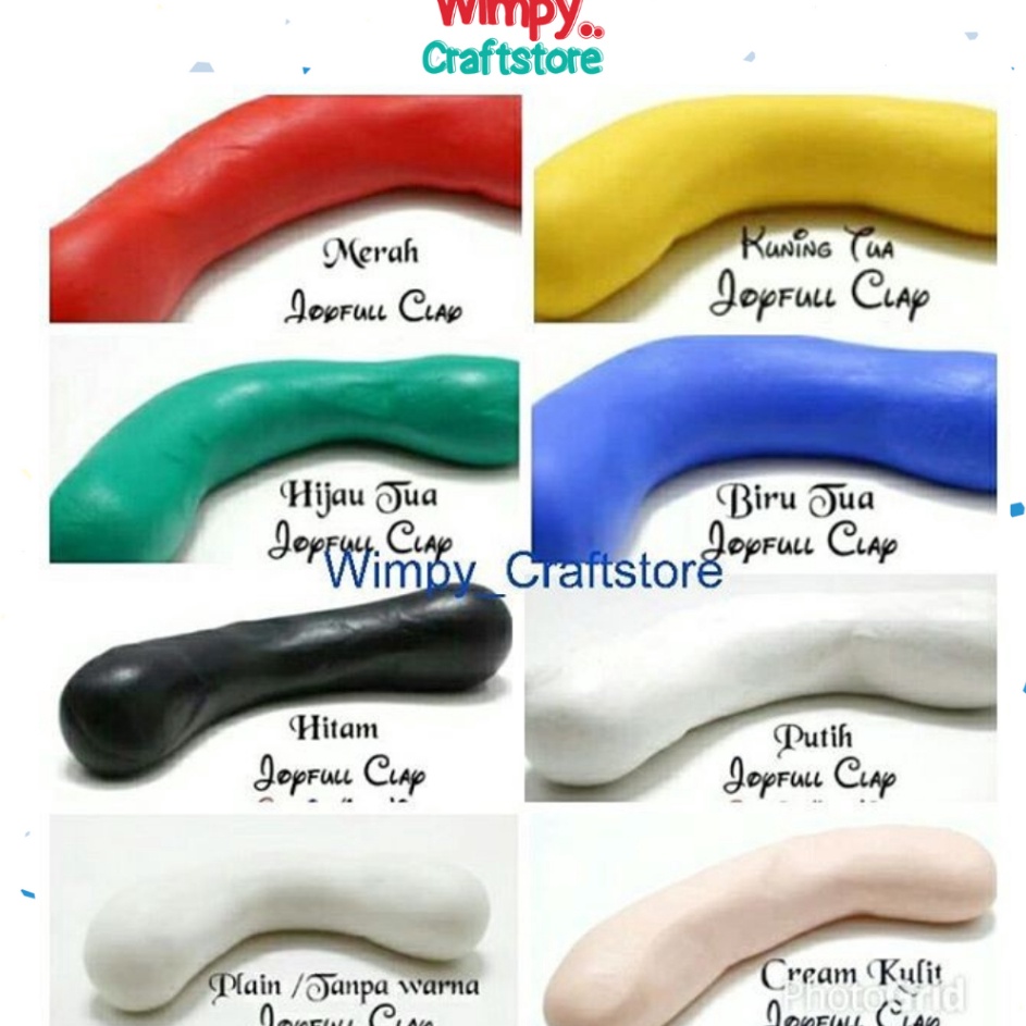 Jual Paket Khusus Jual bahan clay joyfull clay air dry clay cold ...