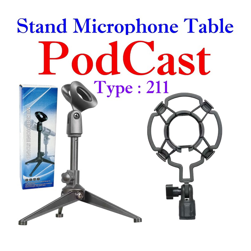 Jual STAND MIC MEJA PODCAST ALVEY PC211 | Shopee Indonesia