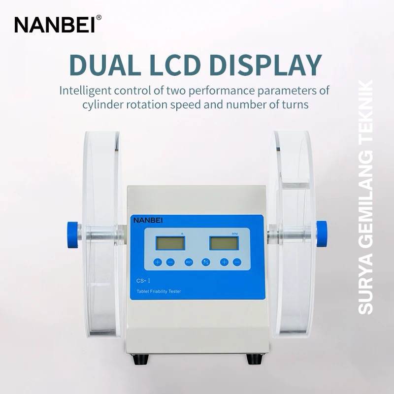 Jual Tablet Friability Tester CS-2 Brittleness Meter CS2 Abrasion Gauge ...