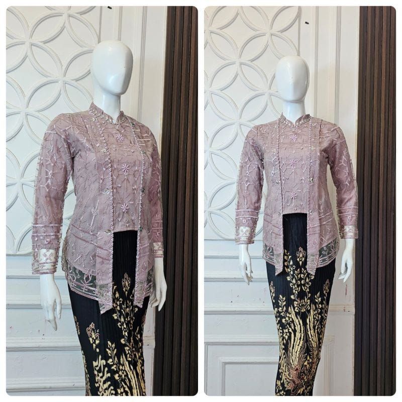 Jual kebaya kutu baru sanghai/kebaya kutu baru hijab | Shopee Indonesia