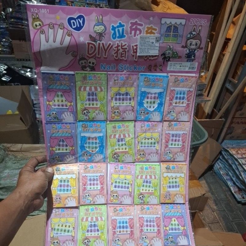 Jual Stiker Kuku Labubu Kar Pink 20pc | Shopee Indonesia