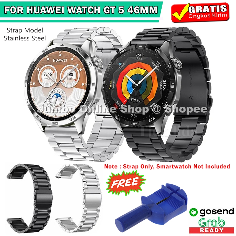 Jual TALI JAM HUAWEI WATCH GT 5 46MM - GT5 46MM STAINLESS STEEL METAL ...