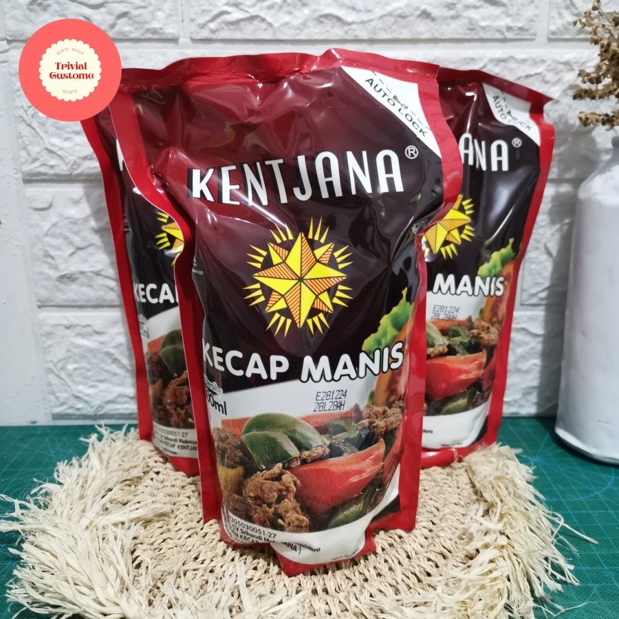 Jual Kecap Kentjana kecap manis termurah - Refill Standing Pouch 600ml ...