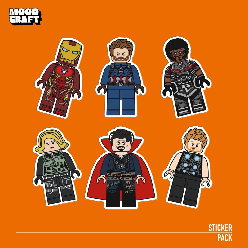 Jual Sticker Vinyl Lego Avengers V1 - Sticker Pack | SP - 005 | Shopee ...