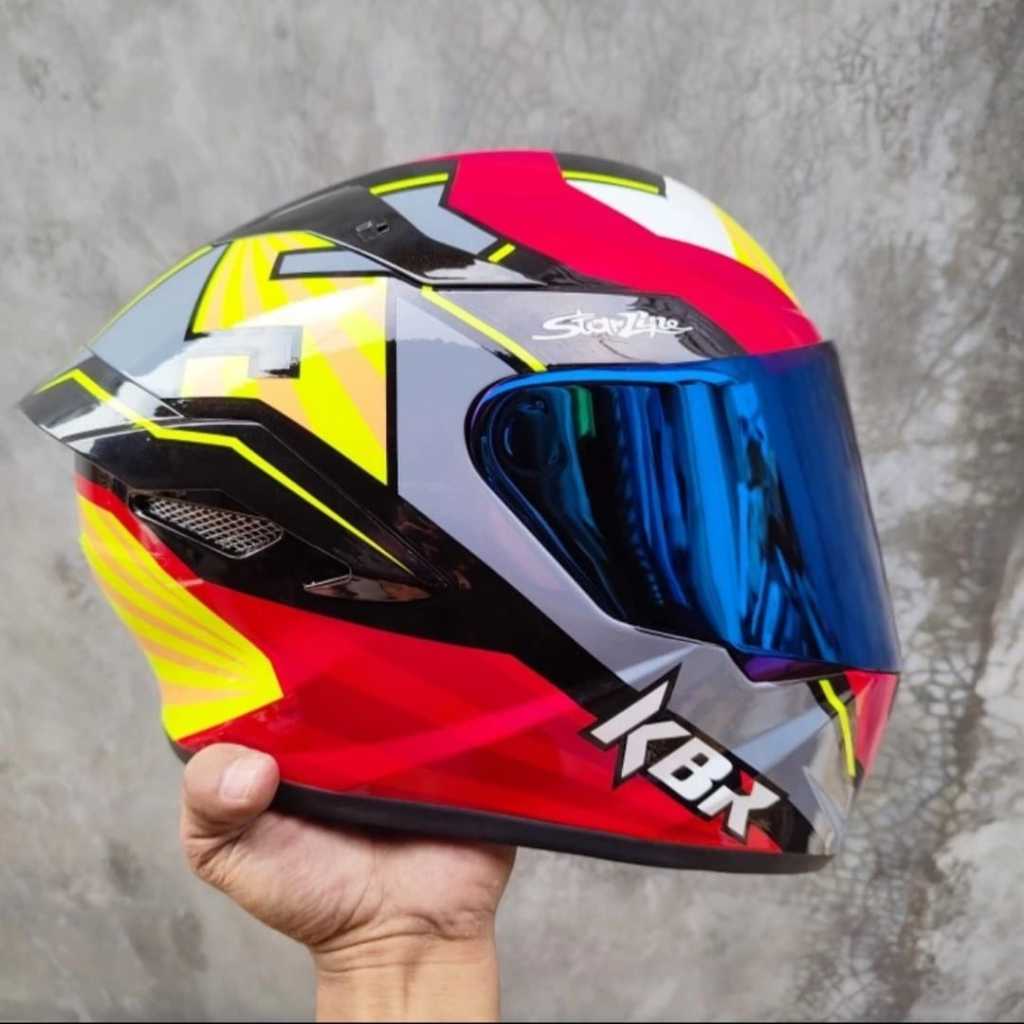 Jual Helm Fullface KBR tt course jaume mesia paket ganteng pria wanita ...