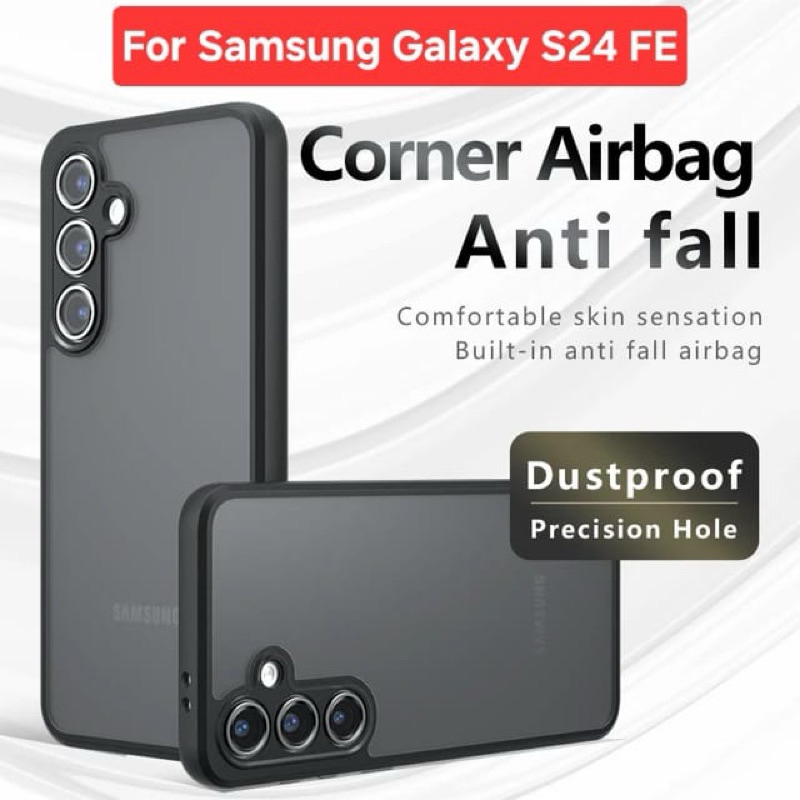 Jual Case Samsung Galaxy S24 FE 5G Hybrid Matte Shockproof | Shopee ...