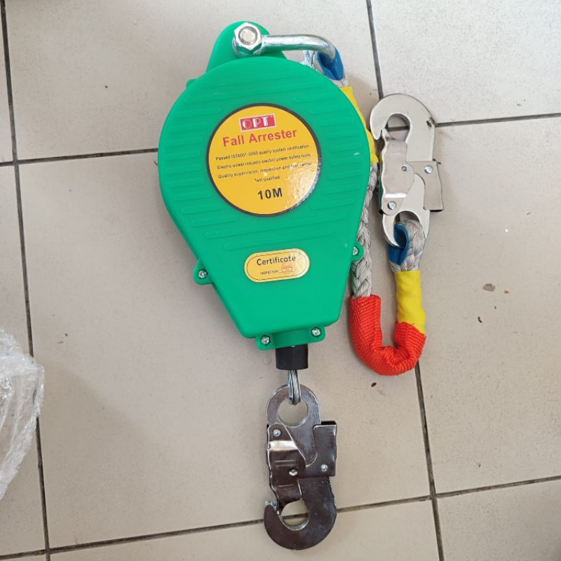Jual fall Arrester 10 meter /retractable fall Arrester OPT 10 meter ...