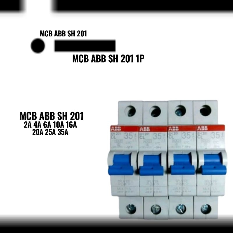 Jual MCB ABB 2A 4A 6A 10A 16A | Shopee Indonesia